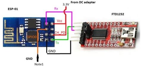 Esp 01 Adapter Schematic