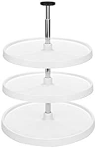 Amazon Com Rev A Shelf Premium 20in Full Round Susan 3 Shelf Set White