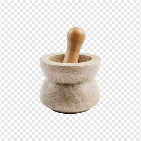 투명한 배경에 고립 된 Pestle 무료 Psd 파일