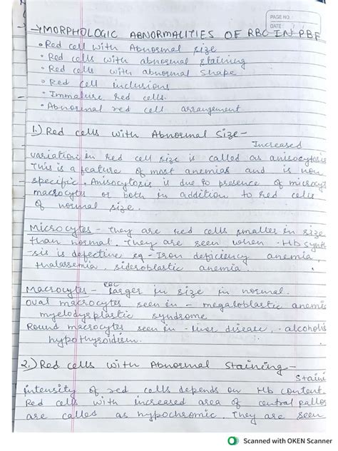 Abnormal Rbc Pdf
