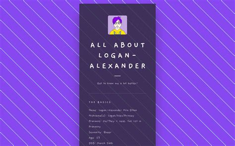 All About Logan Alexander