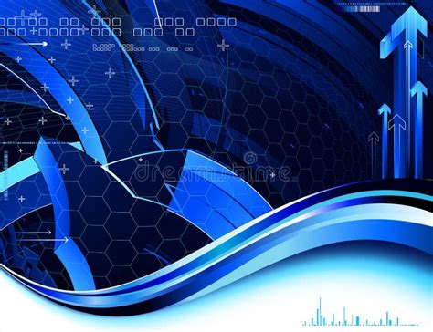 Complex Tech Background Stock Vector Illustration Of Design 56595723