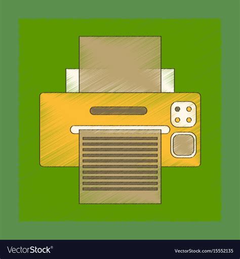 Free Flat Shading Style Icon Computer Printer Vector Image Nohat Cc