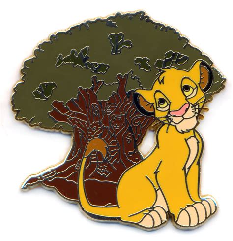 58703 Simba In Front Of The Tree Of Life In The Parks Mystery Tin Walt Disney World Disney Pin