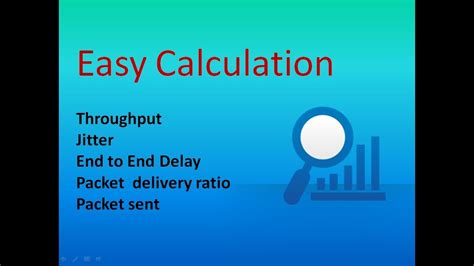 ns2 analysis easy calculation of throughput jitter packet delivery