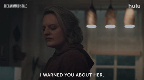Warning Elisabeth Moss  By Hulu Find And Share On Giphy