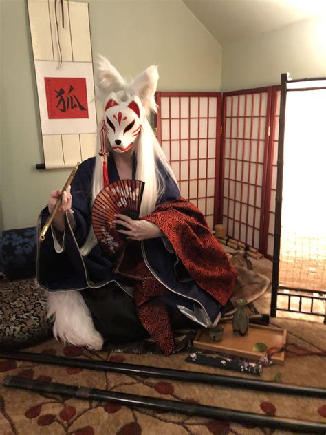 Cosplay Kitsunecosplayer Kitsune Foxyokai Demonfox Japanesedemon Yokai Kitsune Cosplay