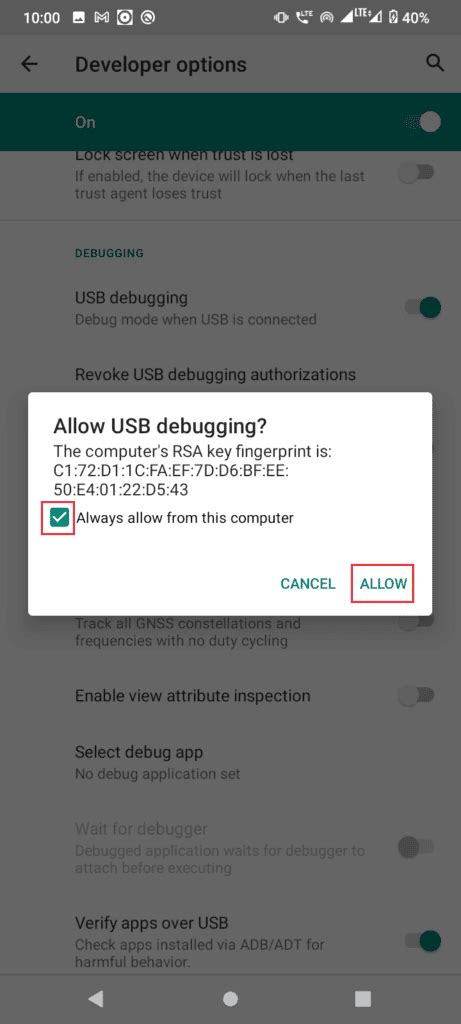 how to bypass adb device unauthorized message techcult
