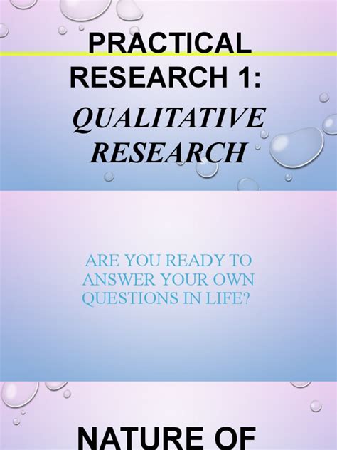 Practical Research 1 Qualitative Pdf