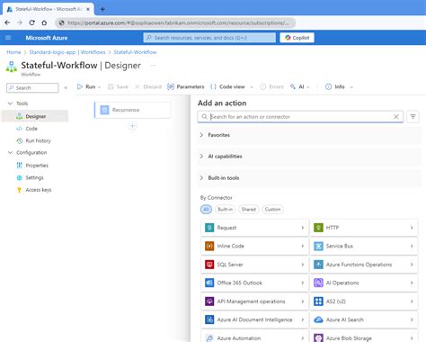 Add A Trigger Or Action To A Workflow Azure Logic Apps Microsoft Learn