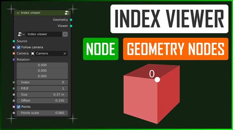 Index Viewer Group Node In Geometry Nodes Blender Tutorial ENG YouTube