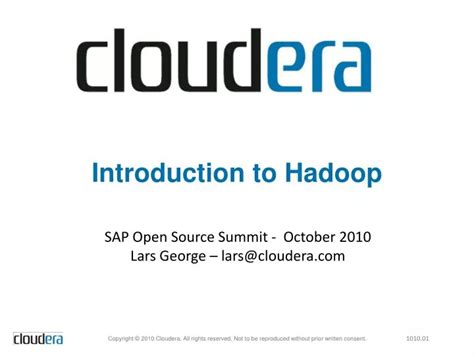 PPT Introduction To Hadoop PowerPoint Presentation Free Download ID