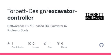 github torbett design excavator controller software for esp32 based