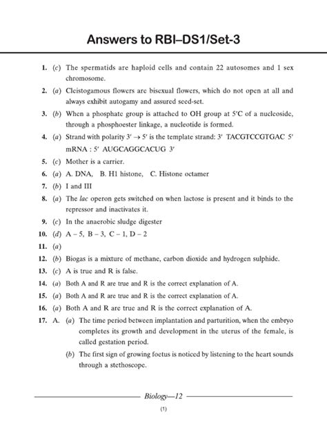 Biology 12 Ds1 Set 3 Answers Pdf