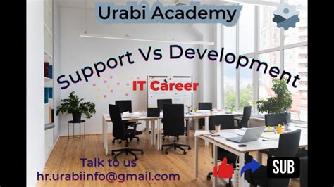 Urabi Academy On Linkedin Support Vs Development Support Or Development It Career Support