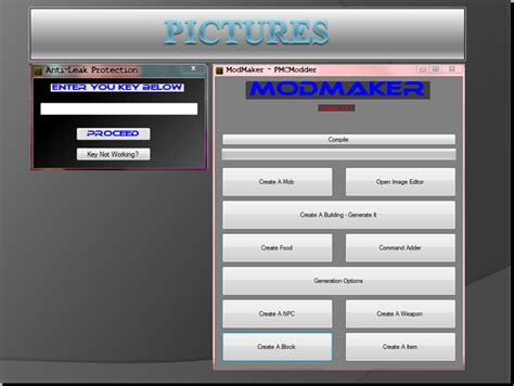 Mod Maker Features Fast Decompile Compile Unique Features Minecraft Tools