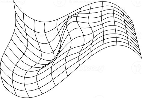 Abstract 3d Thin Line Wireframe For Futuristic Design Element 11028221 Png