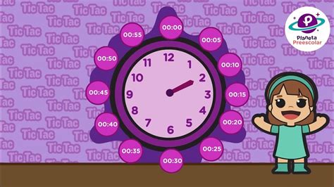 ¡hora De Aprender El Reloj Analógico Video Para Niños De Preescolar Youtube
