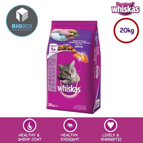 Whiskas Dry Cat Food Mackerel 20kg Exp Sep 2025 Price Lowered