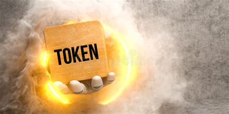 Robot Hand Handing A Cube With The Message Token Out Of Portal In A