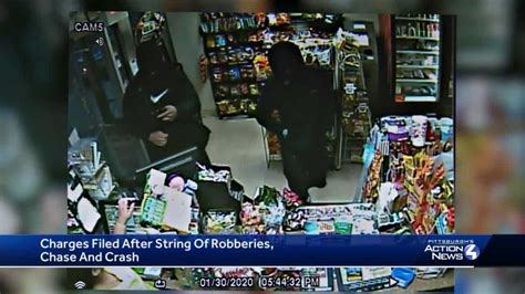 Charges Filed After String Of Robberies Chase And Crash