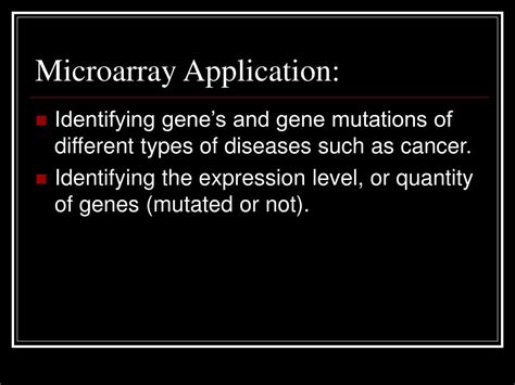 Ppt Dna Microarray Powerpoint Presentation Free Download Id539352