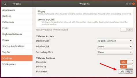 Move Window Buttons ‘min Max Close To Left In Ubuntu 1804 Ubuntuhandbook