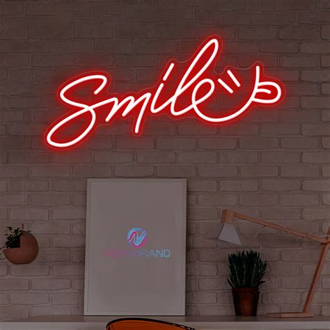 Smile Neon Sign Smiley Face Led Light Neongrand
