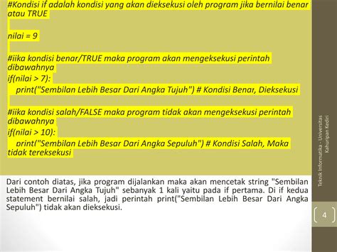 Pertemuan Xiii Kondisi And Perulangan Pythonpptx