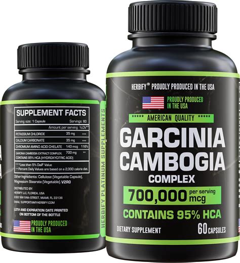 Herbify Garcinia Cambogia Wellness Support Supplement For
