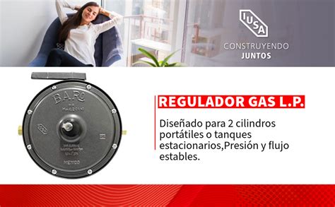 Iusa Regulador Gas Lp Para 2 Cilindrosmodelo 201 B0002 Víasbaja