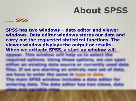 Solution Spss For Data Analysis Data Entry In Spss Data Analysis Tools
