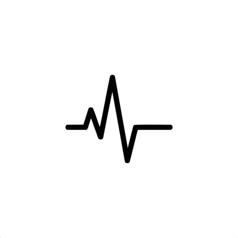 Simple Heartbeat Line 66739016 Vector Art At Vecteezy
