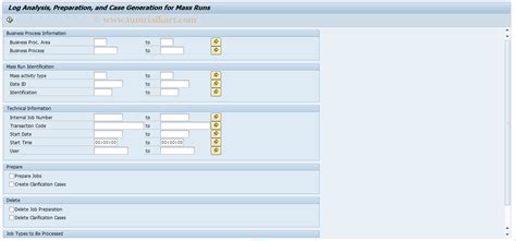 Fpemma Sap Tcode Log Analysis For Mass Runs