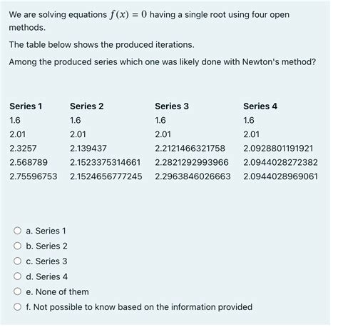 solved we are solving equations f x 0 having a single root