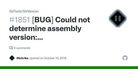 Bug Could Not Determine Assembly Version System