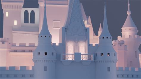 Disney Castle 3d Model 3d Model Cgtrader