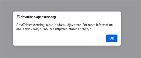 Alert On Empty Directory Issue OpenSUSE MirrorCache GitHub