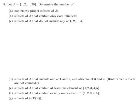 Solved 5 Let A 1220 Determine The Number Of A