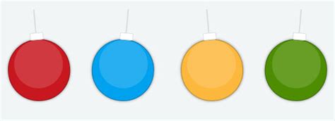 How To Create Css3 Christmas Tree Ornaments Webfx