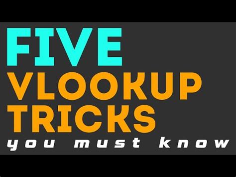Advanced Excel VLOOKUP Tricks You MUST Know KINGEXCEL INFO