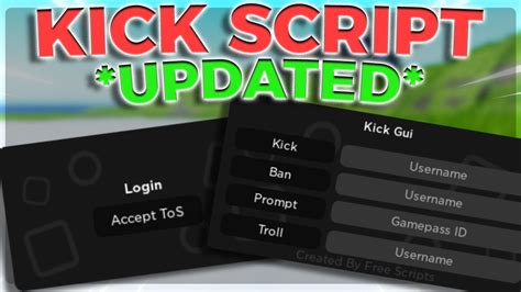 FREE Kick Script Gui PASTEBIN NEW YouTube