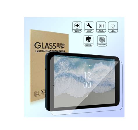 ส่งจากไทย ฟิล์มกระจกนิรภัย เต็มจอ โนเกีย ที10 หน้าจอ 8 0 นิ้ว Tempered Glass Screen For Nokia