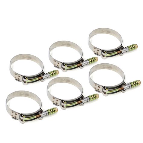 Hps Stainless Steel Spring Loaded T Bolt Clamp Size 40 For 1 78 Id