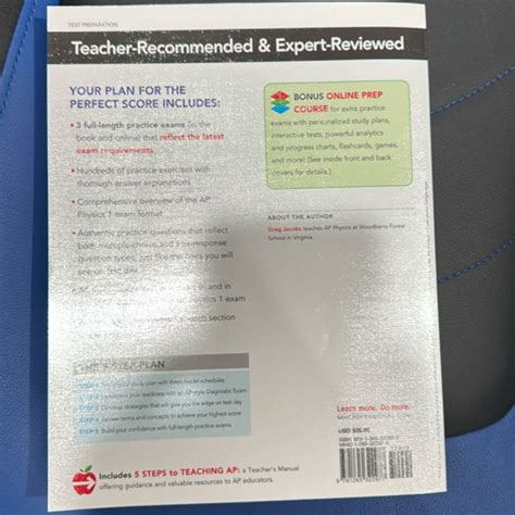5 Steps To A 5 Ap Physics 1 Algebra Based 2024 By Greg Jacobs
