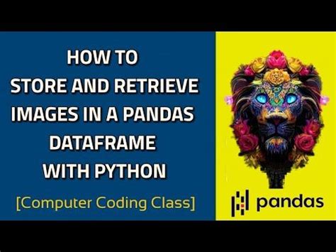 Store Image In Dataframe Pandas Save Image In Dataframe Python Pandas Tutorial Artofit