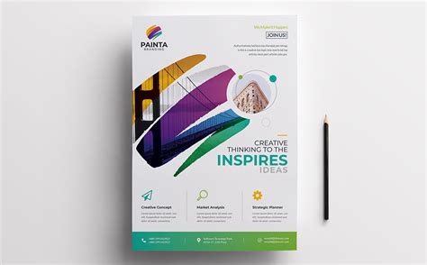 Creative Thinking Flyer Corporate Identity Template Affiliate Flyer