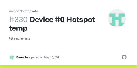 Device Hotspot Temp Issue Nicehash Excavator GitHub