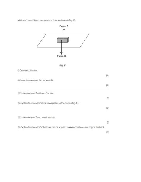 Physics Equilibrium And Newtons Laws Question Set High School