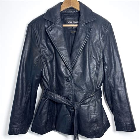 Wilsons Leather Jackets And Coats Wilsons Leather Black Thinsulate